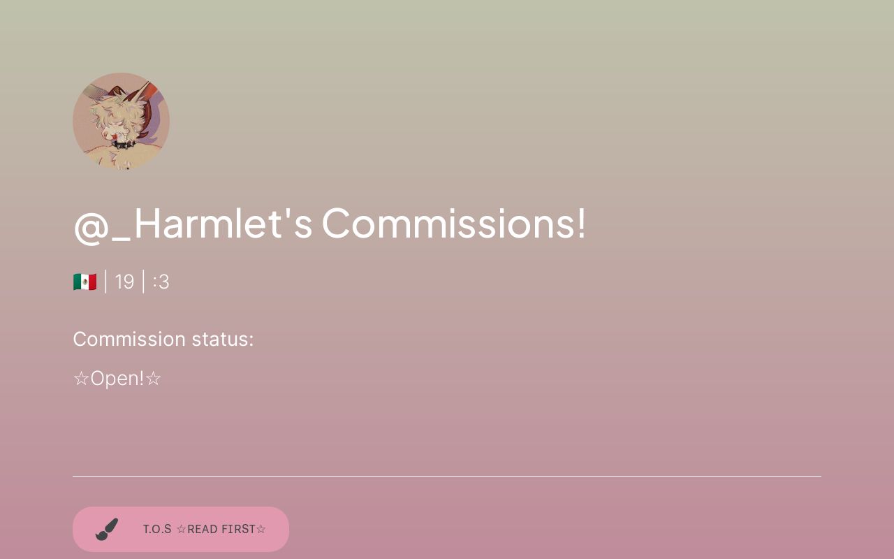 @_Harmlet's Commissions